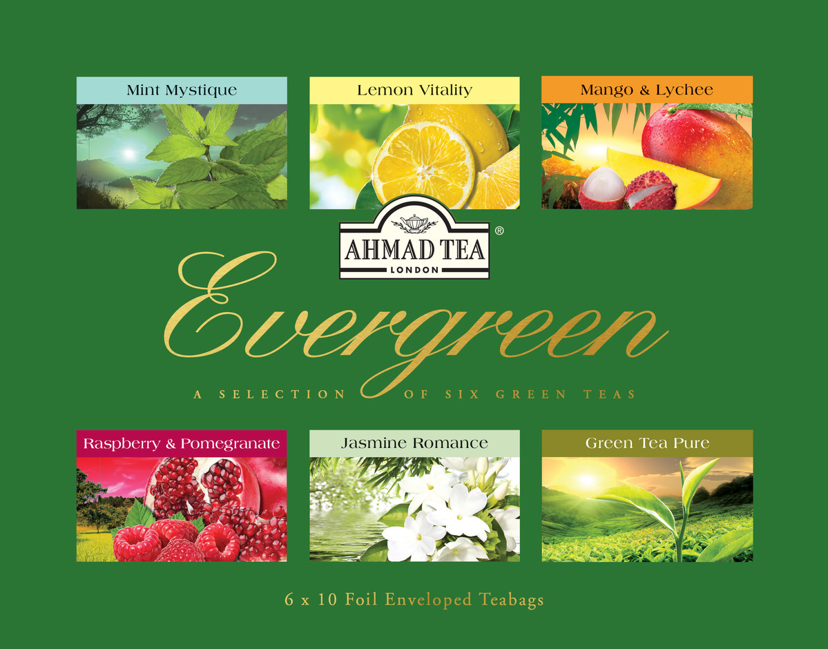 Συλλογή Evergreen - 6x10 φακελάκια αλουμινίου - Ahmad Tea